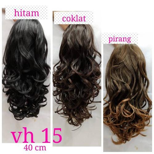 Jual wig setengah/half wig keriting sebahu - pirang - Jakarta Utara ...
