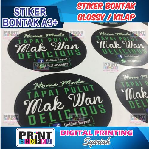 Jual Cetak Stiker Bontak Glossy A3 - Kota Surabaya - PRINTSHOPKU ...