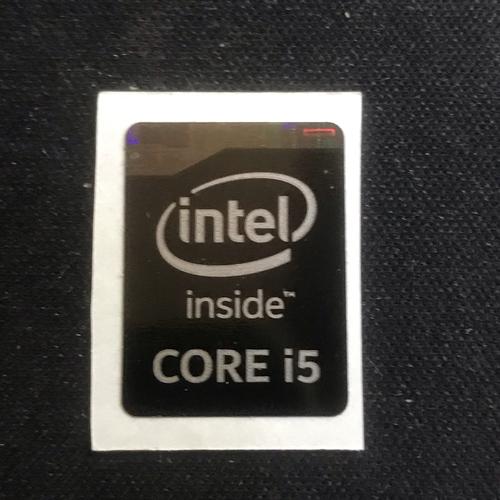 Jual Sticker stiker intel Core i5 4/5th gen black ori - Kota ...