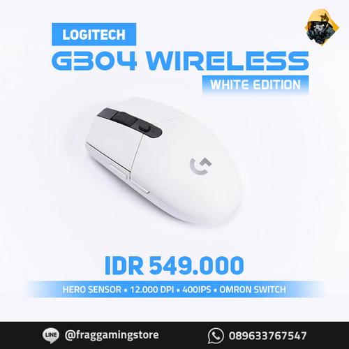 Jual Logitech G304 White / Putih Lightspeed Wireless Gaming Mouse ...
