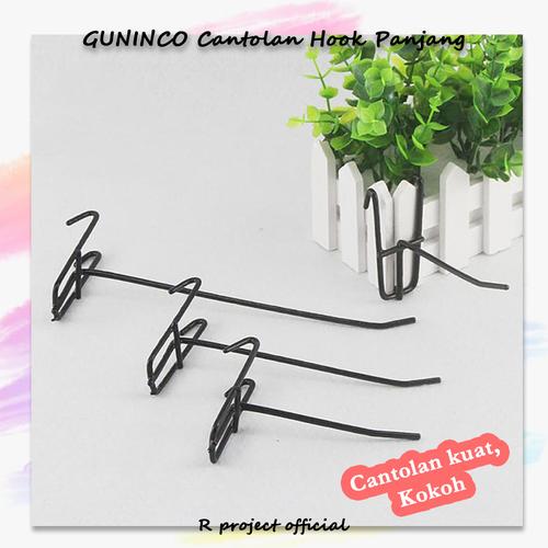 Jual CANTOLAN hook cantolan hijang panjang kawat gantungan besi rak ...