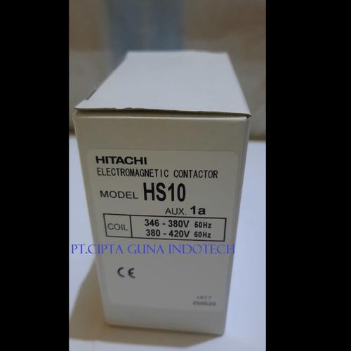 Jual ELECTROMAGNETIC CONTACTOR HITACHI HS10 / 346-380V - Kab. Bekasi ...