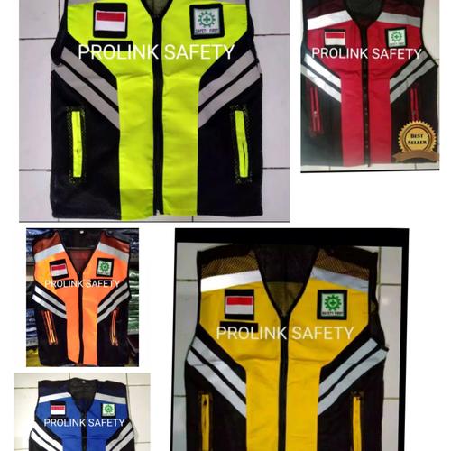 Jual ROMPI SAFETY BAHAN TASLAN SAMPING JARING FREE LOGO 5 WARNA - Biru ...