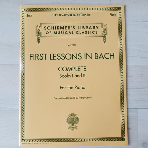 Jual First Lessons in Bach Complete Books 1 and 2 Schimer's Buku Piano ...