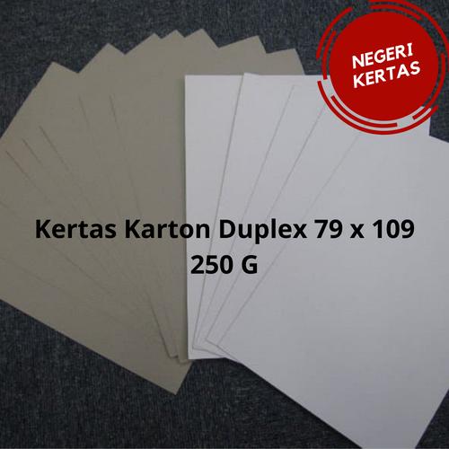 Jual Kertas Karton Duplex 79 x 109 250 gsm Tebal - Jakarta Utara ...