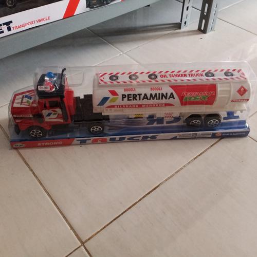 Jual mainan mobil truk pertamina plastik merah - Kab. Bogor - Shan ...
