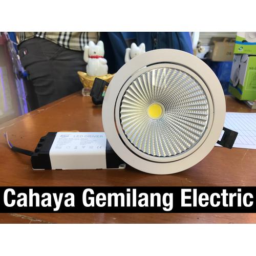 Jual Downlight led cob 40watt lampu downlight cob 40w - Warmwhite - Jakarta Pusat - Cahaya ...