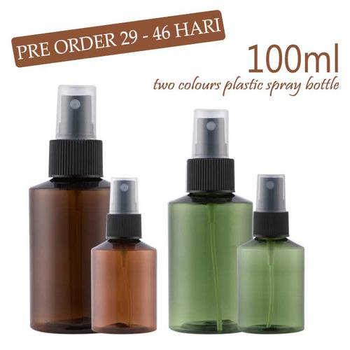 Jual Botol Parfum 100ml Botol Sprayer Amber Spray Mist 100 ml Botol ...