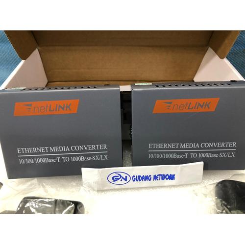 Jual Netlink Gigabit HTB-GS-03 Sepasang A dan B media converter ...