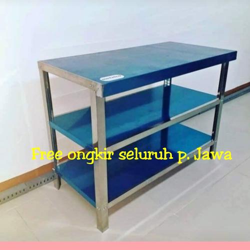 Jual Meja Stainless 3 Rak Serba Guna - Jakarta Barat - MEJA STAINLESS ...
