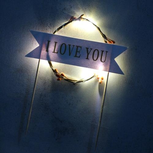 Jual Topper I Love You Topper Lampu LED - Kota Surabaya - Bakery ...