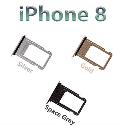 Jual Sim tray slot sim card tempat kartu sim for iphone 8 8plus ...