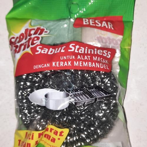 Jual 3M Scotch Brite Sabut Kawat Stainless Besar ID-SS XL - Kab. Bekasi ...