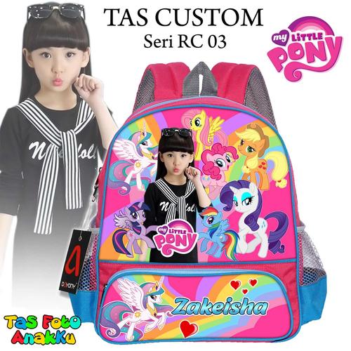 Jual Tas Anak Karakter Kuda Poni Ransel Perempuan Sekolah Tk Paud RC 03 ...