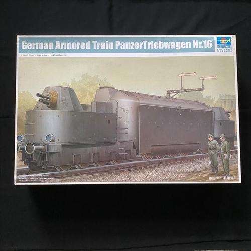 Jual Model Kit Trumpeter German Armored Train PanzerTriebwagen Nr.16 1/ ...