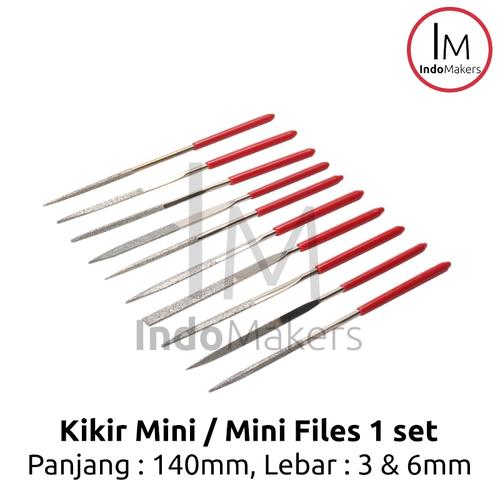 Jual Kikir Mini / Mini Files 1 Set Panjang 14cm Lebar 6mm - Kota ...