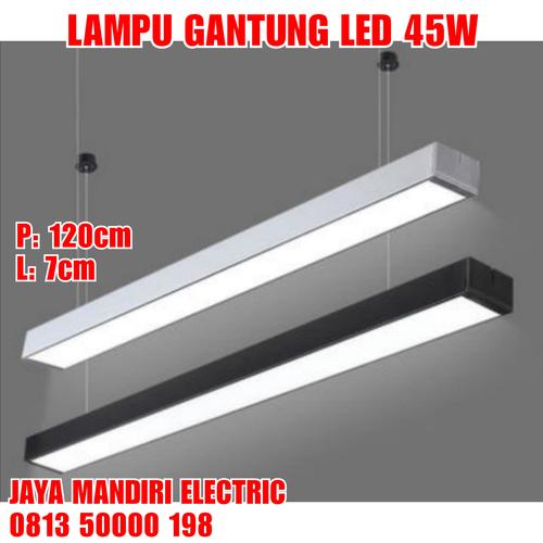 Jual LAMPU LED BALOK 45 WATT Kantor Office PLAFON GANTUNG OUTBOW 45Watt ...