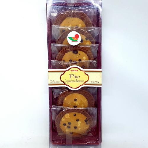 Jual GOSYEN PIE CAPPUCINO BROWNIES 145gr | PIA PAI RASA KOPI KHAS ...