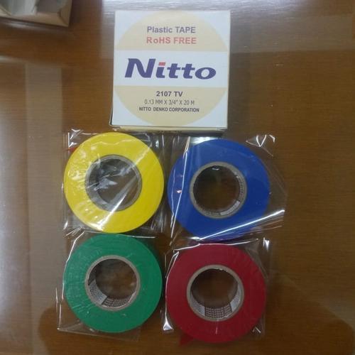 Jual Isolasi Listrik PVC nitto warna warni Hijau Merah Putih Biru ...