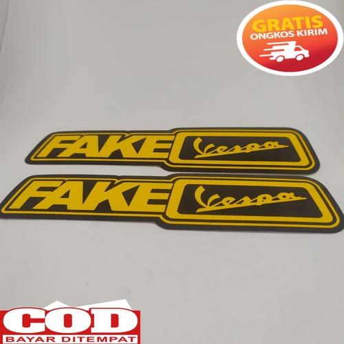 Jual FAKE VESPA, Stiker Motor Fake Vespa, Stiker Vespa, Stiker Motor ...