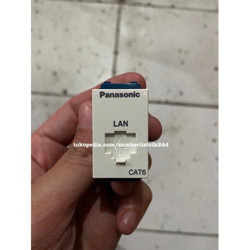 Jual Outlet data panasonic cat 6 mata lan cat6 out let modul - Jakarta ...