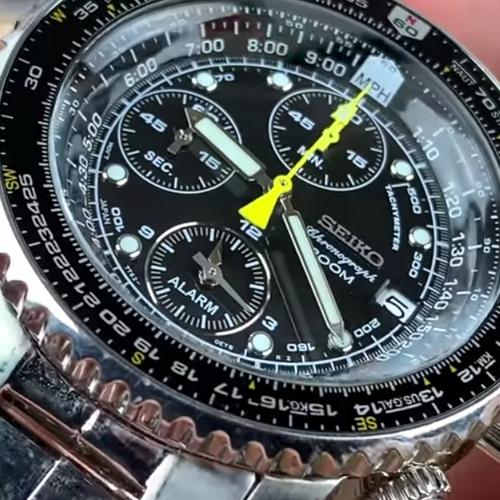 Jual Seiko Flightmaster Pilot Chronograph Original - Kota Medan ...