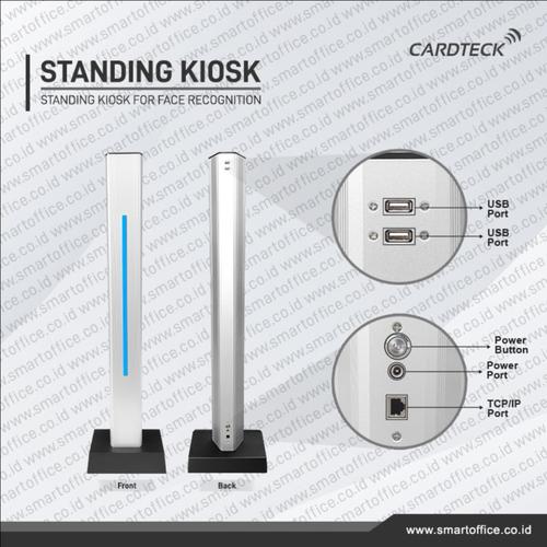 Jual Standing Kiosk Mesin Scan Wajah Face Thermal Absensi Premium ...