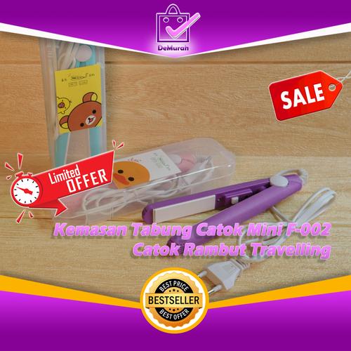 Jual Kemasan Tabung Catok Mini F-002 Catok Rambu Travelling 0611 - Pink ...