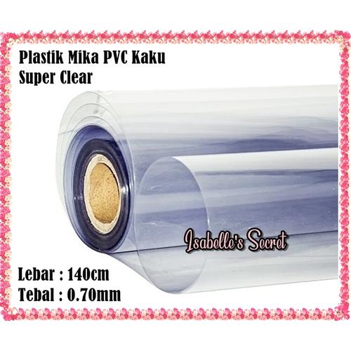 Jual Plastik Mika Kaku Clear PVC Bening Lebar 140cm Tebal 0.70mm - Jakarta Pusat - Isabelle's ...