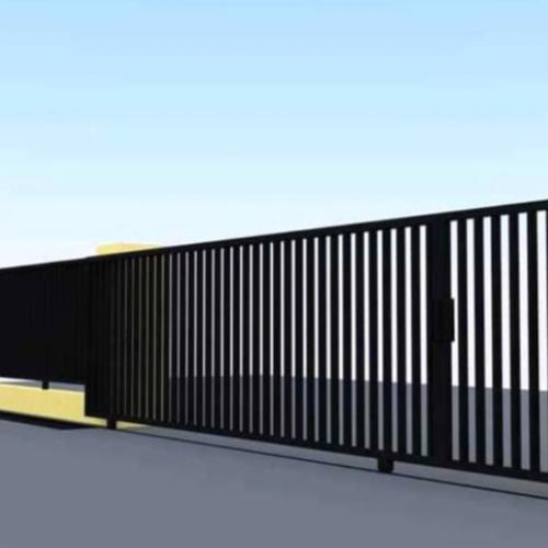 Jual pagar rumah minimalis/pagar sliding,rangka holo galvanis - Kota ...