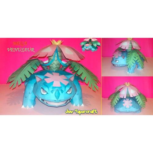 Jual Pokemon Mega Venusaur Papercraft - Kab. Bekasi - Papercraft Tiviti ...