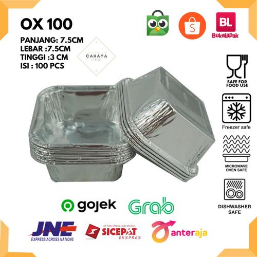 Jual ALUMUNIUM FOIL CUP OX-100 ISI 100PCS - READY STOCK . DIJAMIN BAGUS - Body Only - Kab ...