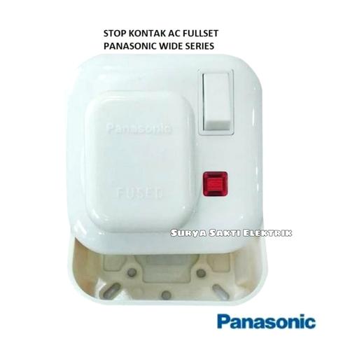 Jual STOP KONTAK AC + STEKER AC + OUTBOWDUS PANASONIC LENGKAP WBJ1214W ...