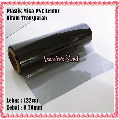 Jual Plastik Mika PVC Warna Hitam Lentur Bahan Tas Lebar 122cm Tebal 0.70mm - 0.30mm, Merah ...