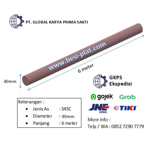 Jual Besi As S45C Diameter 40mm x 6 meter - Kota Tangerang - Global ...