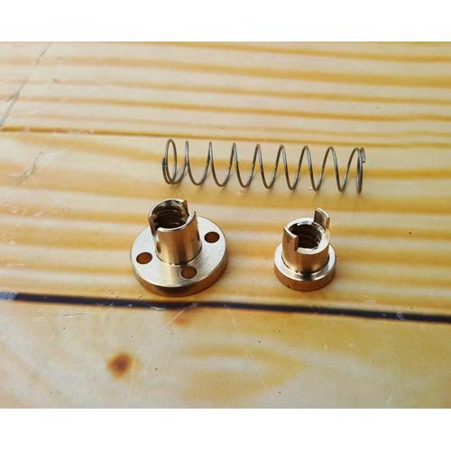 Jual Anti Backlash Spring Loaded Nut Untuk Leadscrew T8-2-D2 8mm Lead ...