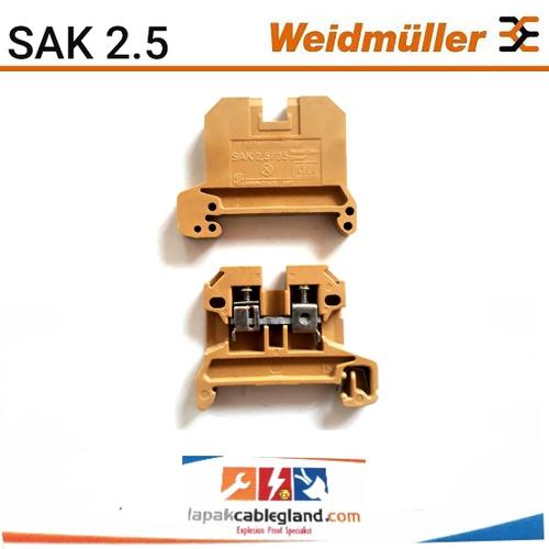Jual Terminal Block WEIDMULLER Type SAK 2.5/35 ori utk kabel 2.5mm ceramic - Kota Depok ...