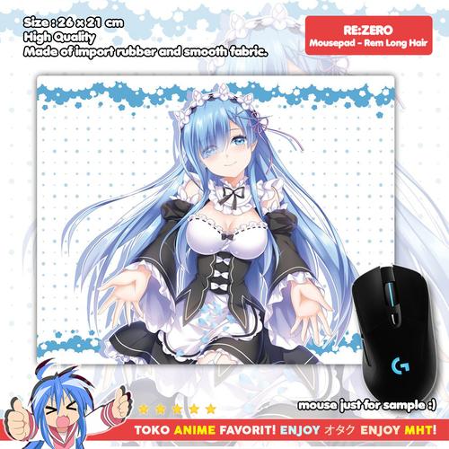 Jual Mousepad Anime Re Zero Kara Hajimeru Isekai Seikatsu - Rem Long ...