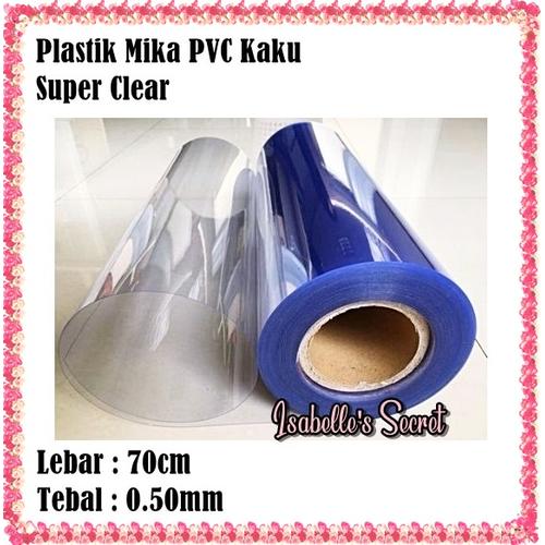 Jual Plastik Mika Kaku Clear PVC Bening Lebar 70cm Tebal 0.50mm - Jakarta Pusat - Isabelle's ...