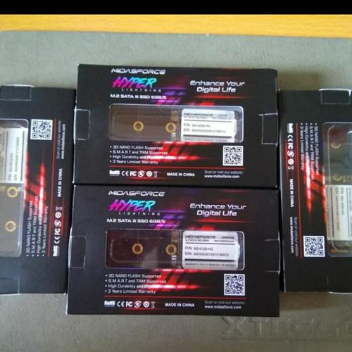 Jual Midas SSD M.2 SATA III 2280, 512 Gb Midas Force Hyper Lightning ...