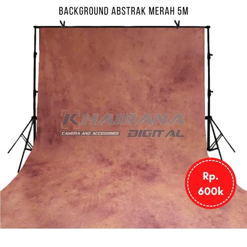 Jual Background Backdrop Layar Foto Studio Abstrak Merah 3x5 meter ...