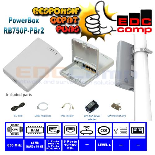 Jual Router RB750P-PBr2 with PoE-Output - powerbox - Jakarta Pusat ...