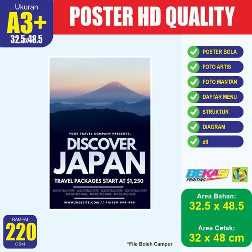 Jual Cetak Poster A3+ 32,5x48,5 cm - Fancy Paper Karton Rampai - Cetak ...