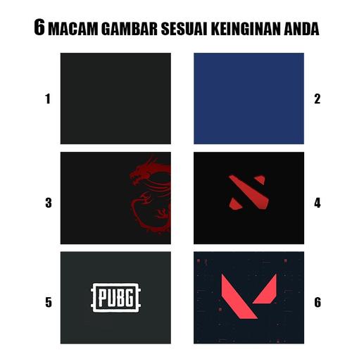 Jual Mouse pad / Mousepad kotak motif gaming 30 x 25 CM - Biru Tua ...