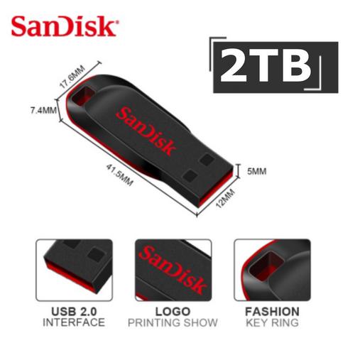 Jual FLASHDISK SANDISK 2TB USB FD FLASH DISK BUKAN SAMSUNG KINGSTON HP ...