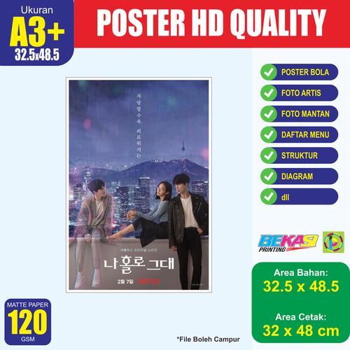 Jual Cetak Poster A3+ 32,5x48,5 cm Matte Paper 120 GSM - Cetak 2 Sisi ...