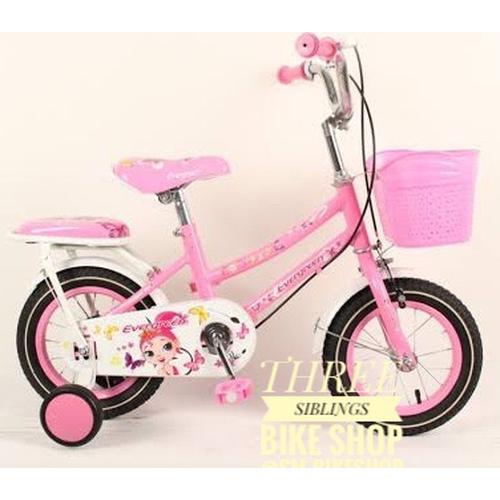 Jual SEPEDA MINI ANAK PEREMPUAN EVERGREEN PENGUIN 12 INCH WARNA PINK ...