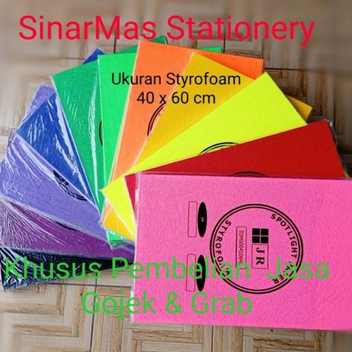 Jual Sterofoam - Styrofoam - Gabus - Lembaran Warna ukuran 40 x 60 cm ...