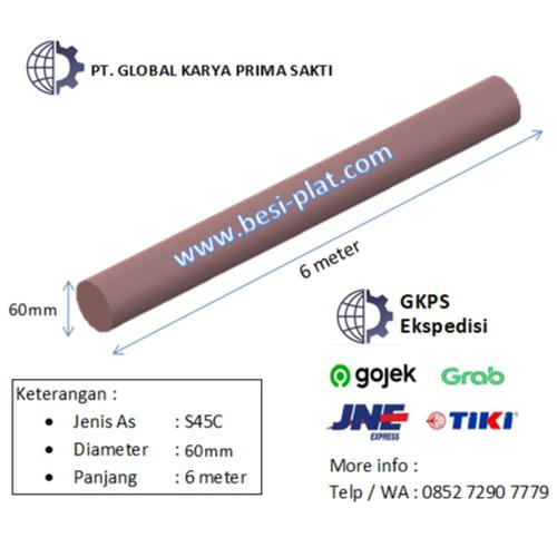 Jual Besi As S45C Diameter 60mm x 6 meter - Kota Tangerang - Global ...