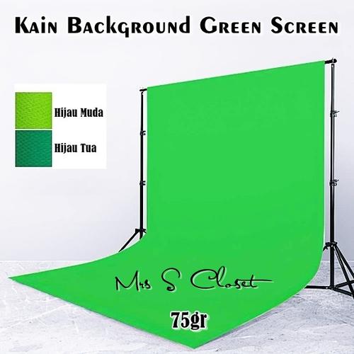 Jual Kain Background Green Screen / Kain Spunbond Hijau / Kain Hijau ...
